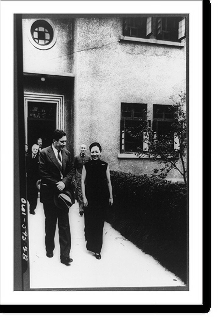 Historic Print, [Wendell Willkie and Madame Chiang Kai-shek walking ...