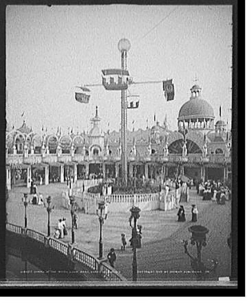 Historic Print, Whirl of the Whirl, Luna Park, Coney Island, N.Y., 16 ...