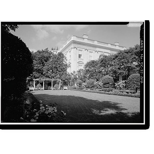 Historic Print, White House, 1600 Pennsylvania Avenue, Northwest ...