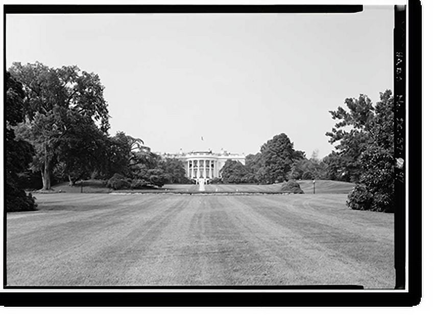 Historic Print, White House, 1600 Pennsylvania Avenue, Northwest ...