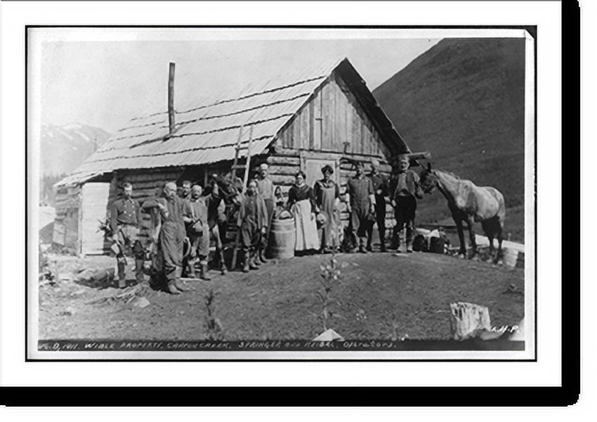 Historic Print, Wible Property, Canyon Creek, [Kenai Peninsula, Alaska ...