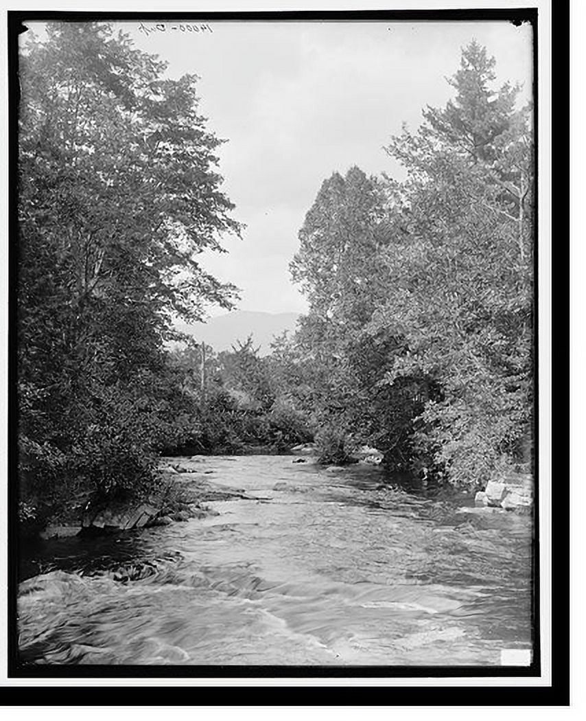 Historic Print, [Wildcat River above Jackson Falls, White Mountains ...