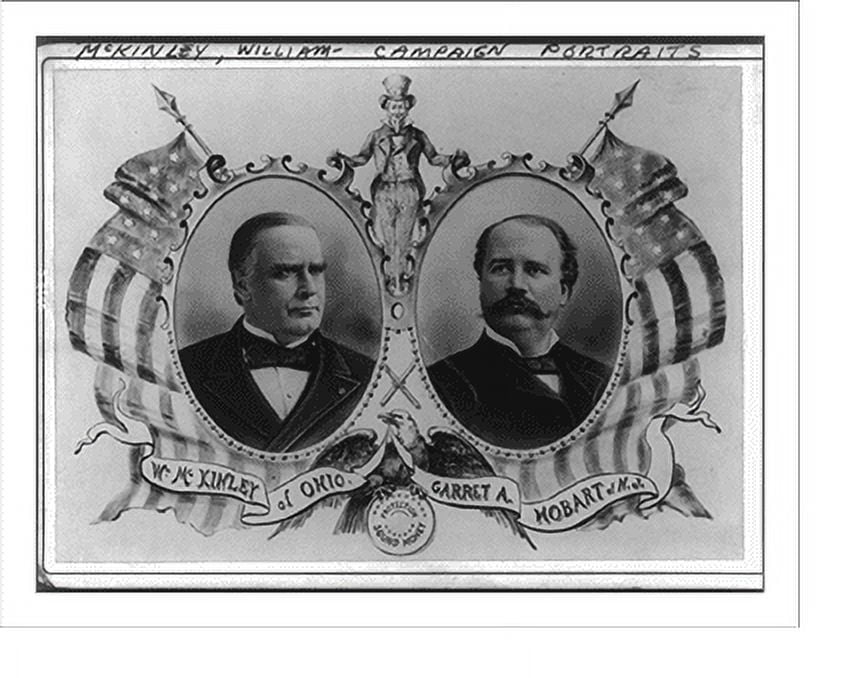 Historic Print, [William McKinley, head and shoulders portrait, and ...