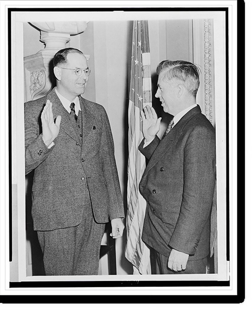 Historic Print, [Wilton E. Hall, three-quarter length portrait, taking ...
