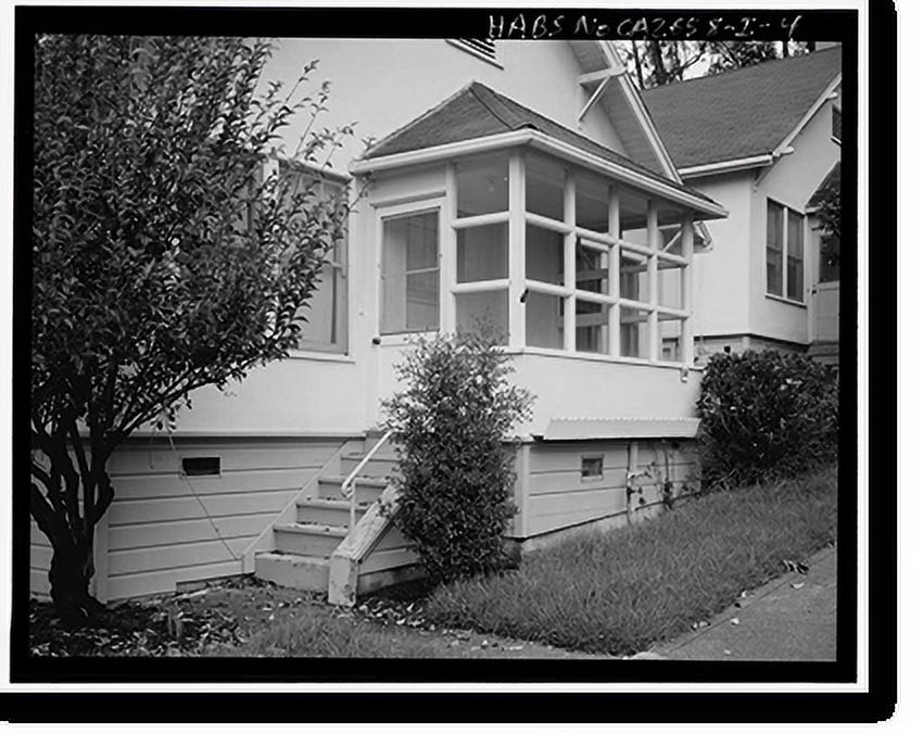 Historic Print, Winehaven, Elongated Three-Bedroom-Plan Residence ...