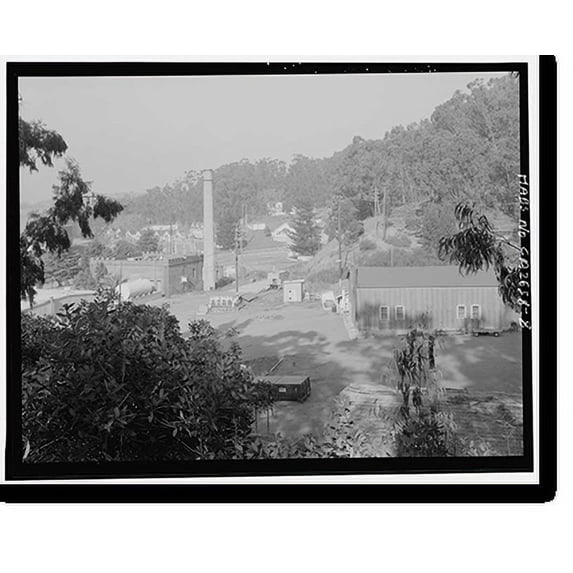 Historic Print, Winehaven, Point Molate Naval Fuel Depot, Richmond ...