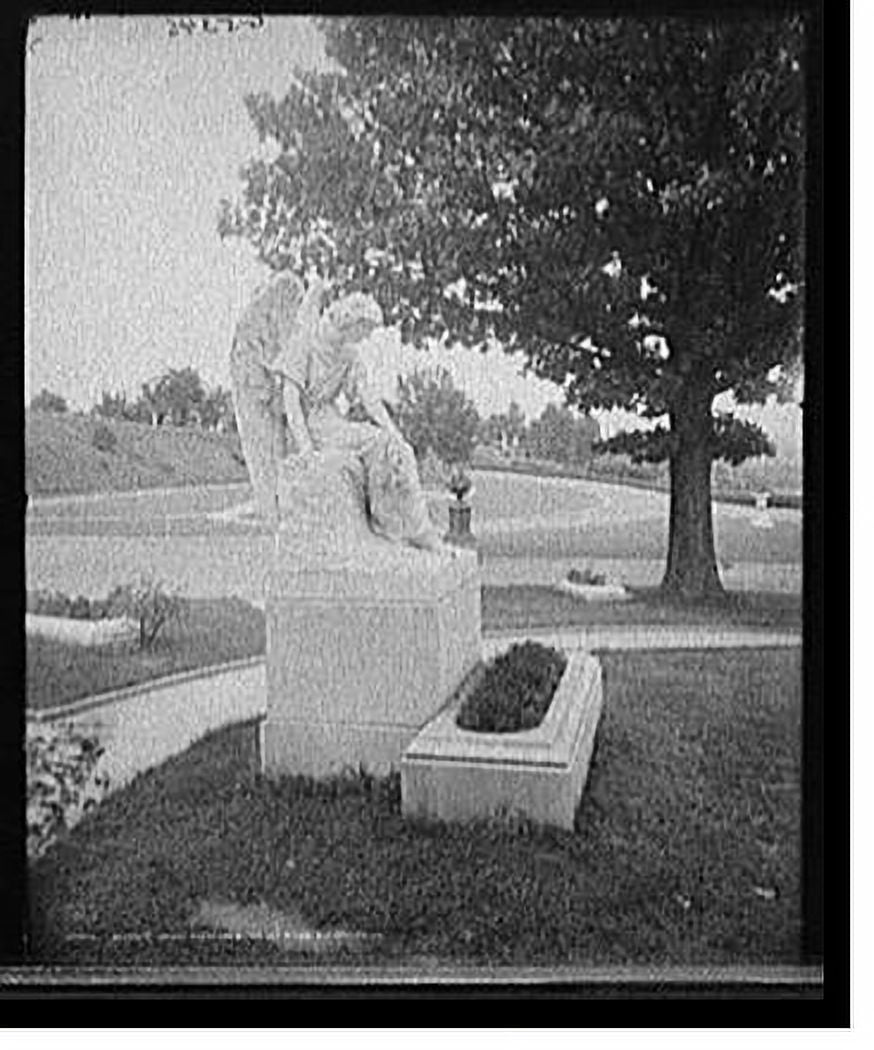 Historic Print, Winnie Davis memorial, Hollywood [Cemetery], Richmond ...