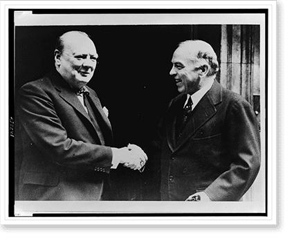 Historic Print, [Winston Churchill (l) and Mackenzie King, half-length ...