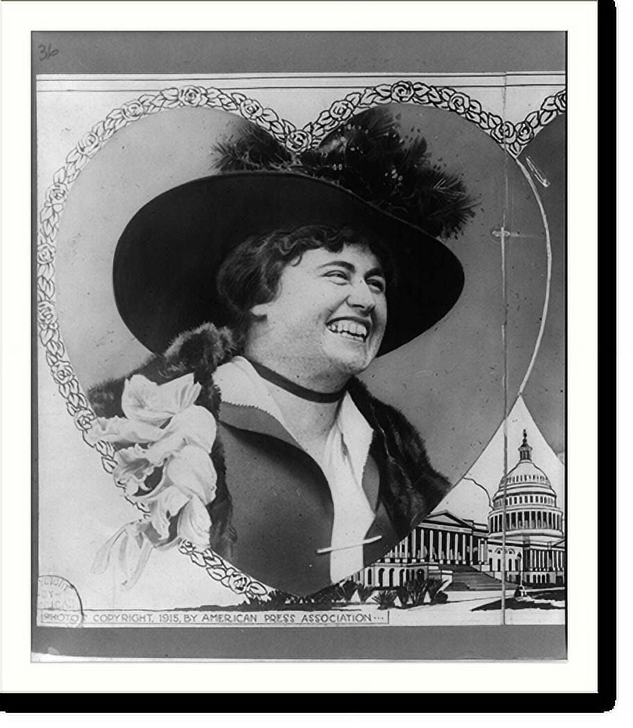 Historic Print, [Woodrow Wilson and Edith Bolling Galt, head-and ...