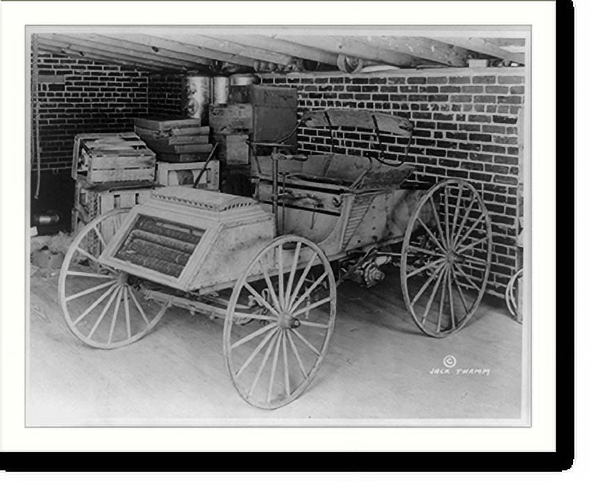 Historic Print, [World's first gas buggy, built by Charles E. and Frank ...