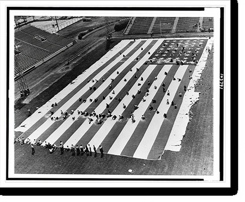 Historic Print, World's largest flag cleaned, 16" x 20" - Walmart.com