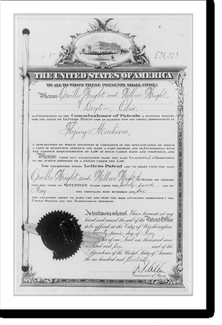 Historic Print, [Wright Brothers. Photocopy made in 1948 of letters ...