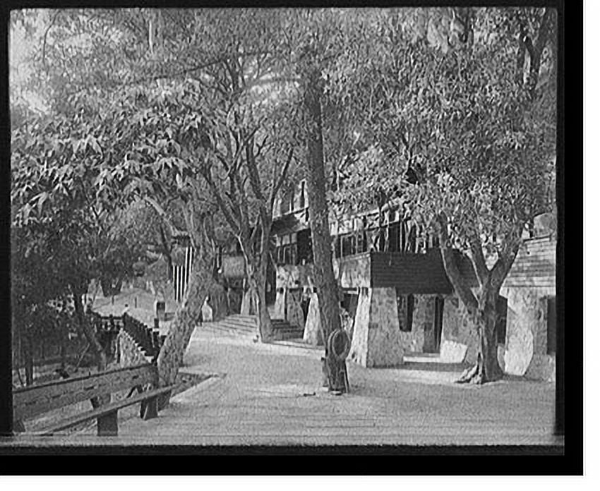 Historic Print, [Ye Alpine Tavern, on Mount Lowe Railway line, Mount ...