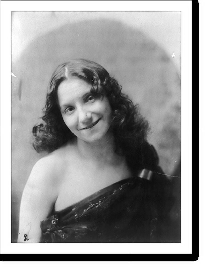 Historic Print, [Yvette Guilbert, head-and-shoulders portrait, facing ...