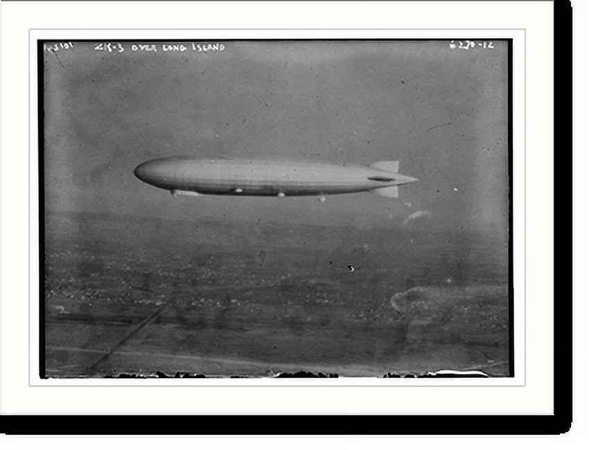 Historic Print, ZR-3 over Long Island, 16" x 20" - Walmart.com