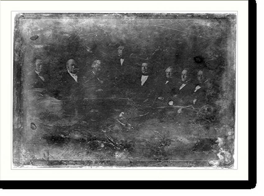 Historic Print, [Zachary Taylor and his cabinet, all seated except ...
