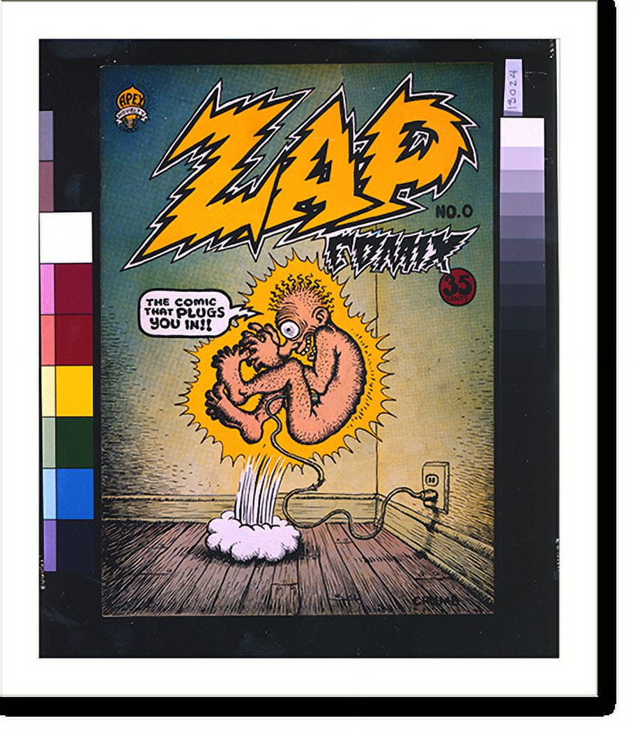 Historic Print, Zap comix. No. 0, The comic that plugs you in.Crumb ...