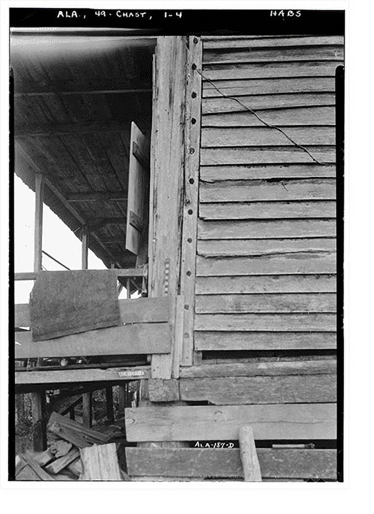 Historic Print, Zeno Chestang House, U.S. Highway 43, Chestang Landing ...