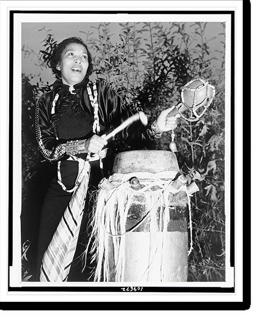 Historic Print, [Zora Hurston, voodoo dancer, three-quarter length ...