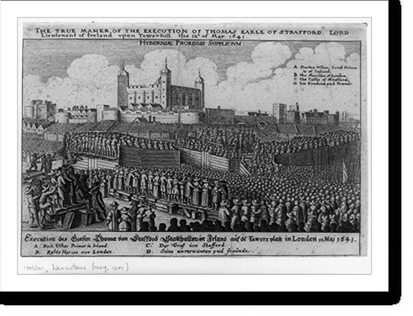 Historic Print, The true maner [sic] of the execution of Thomas Earle ...