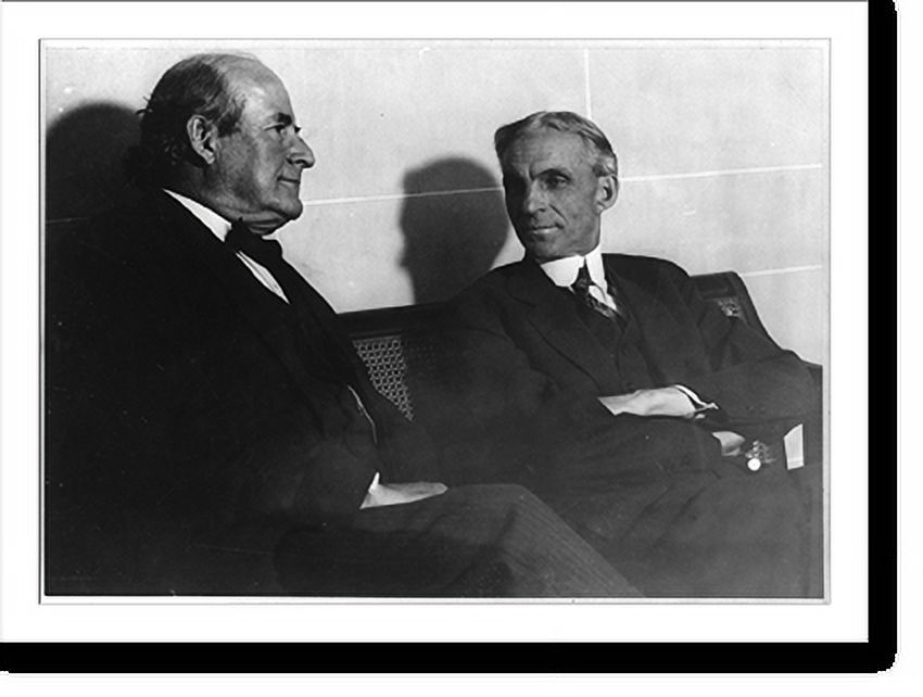 Historic Print, The two peace advocates, Bryan and Ford, discussing the ...