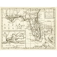 Historic State Map - Florida - Gibson 1763 - 30.08 x 23 - Vintage Wall ...