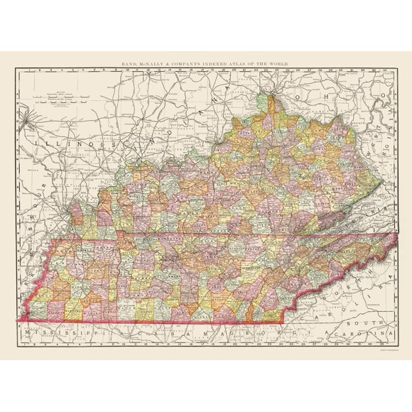 Map Of Kentucky Counties