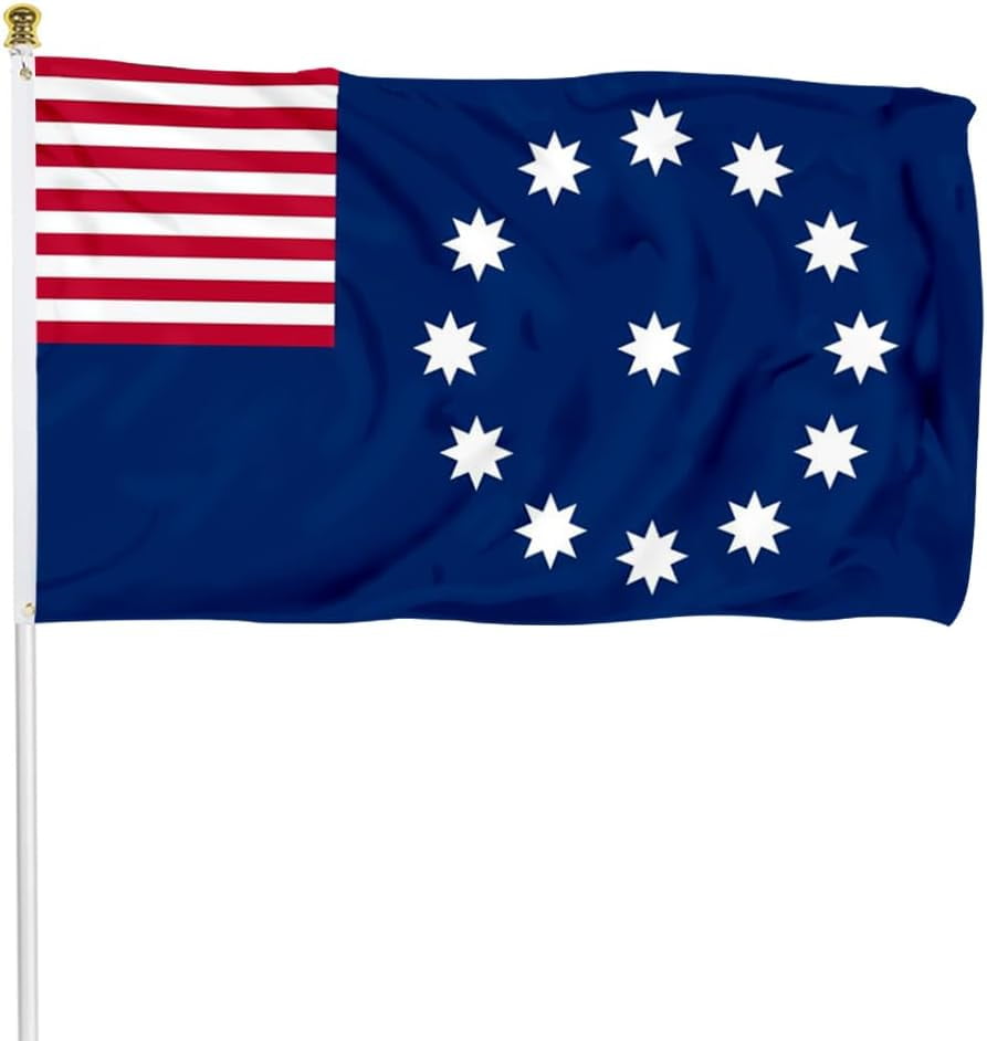 Historical American Revolutionary War banner Easton Flag 3x5ft ...