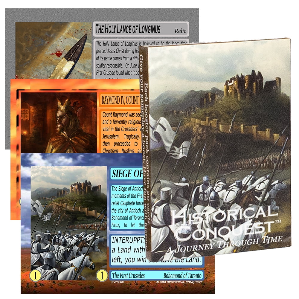 Historical Conquest Expansion Pack - 1st Crusades History Card Game ...