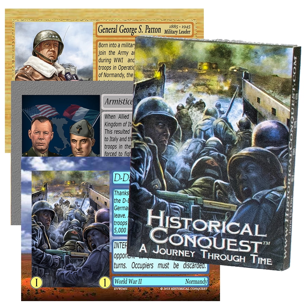 Historical Conquest History Card Game - World War II Expansion Pack ...