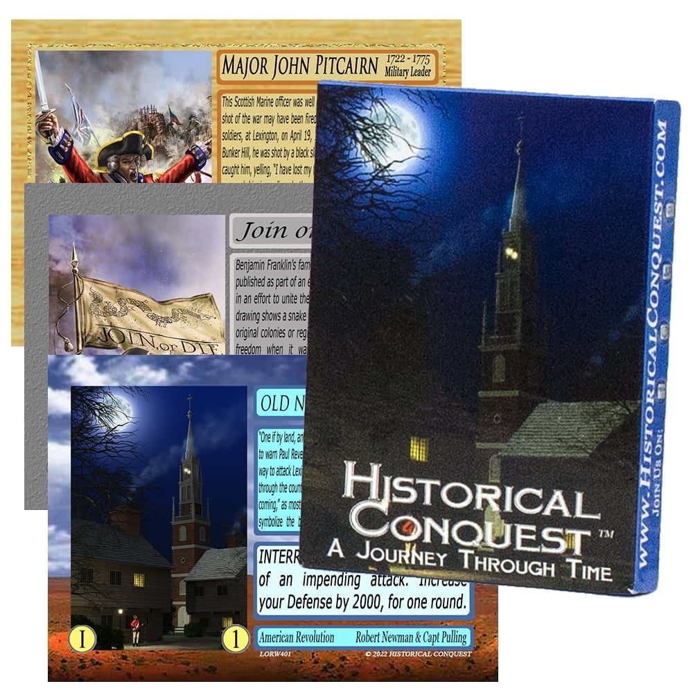 Historical Conquest History Card Game - Revolutionary War Expansion ...