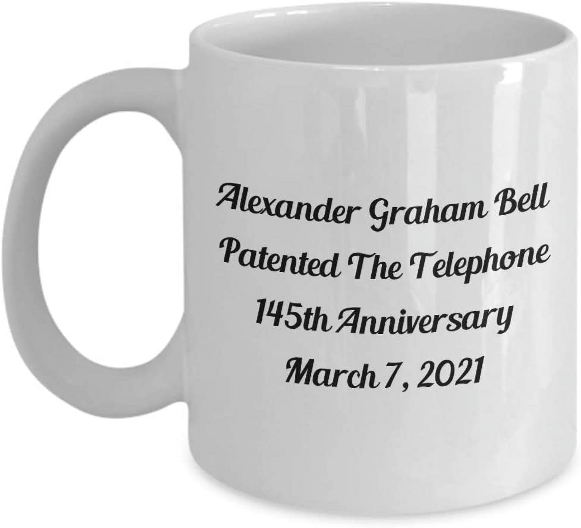 Historical Events Anniversary Collectable Mug Alexander Graham Bell ...