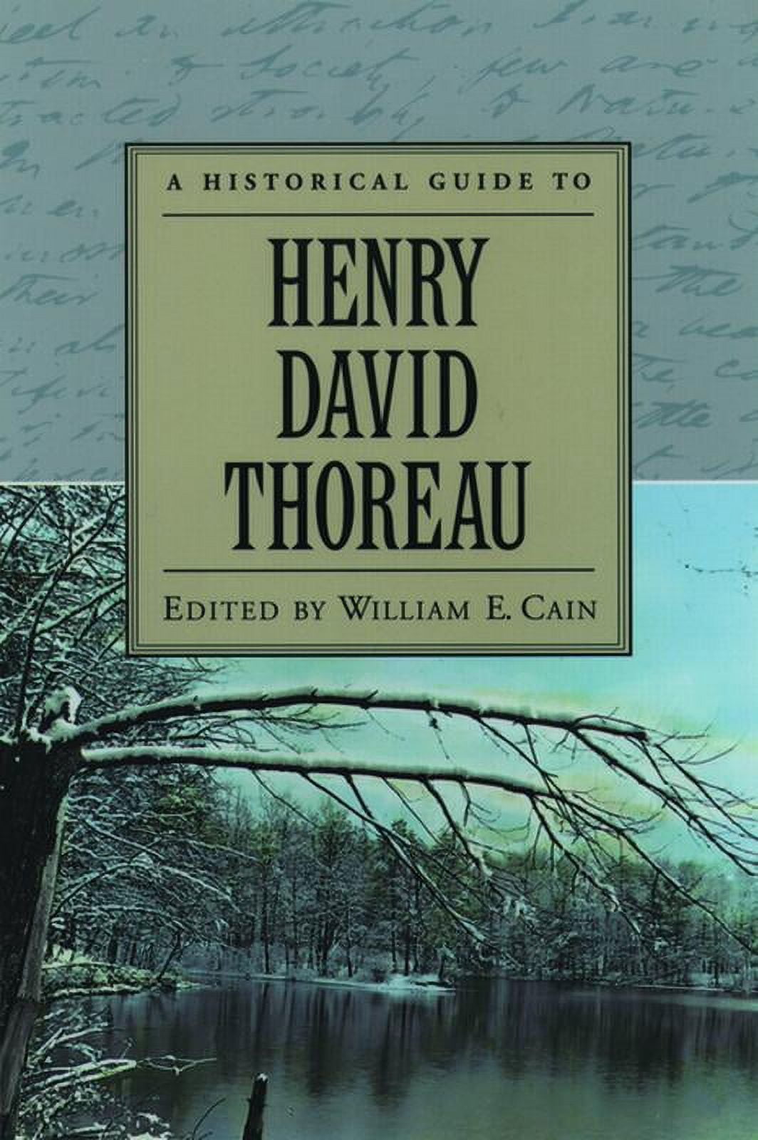 Historical Guides to American Authors A Historical Guide to Henry David ...