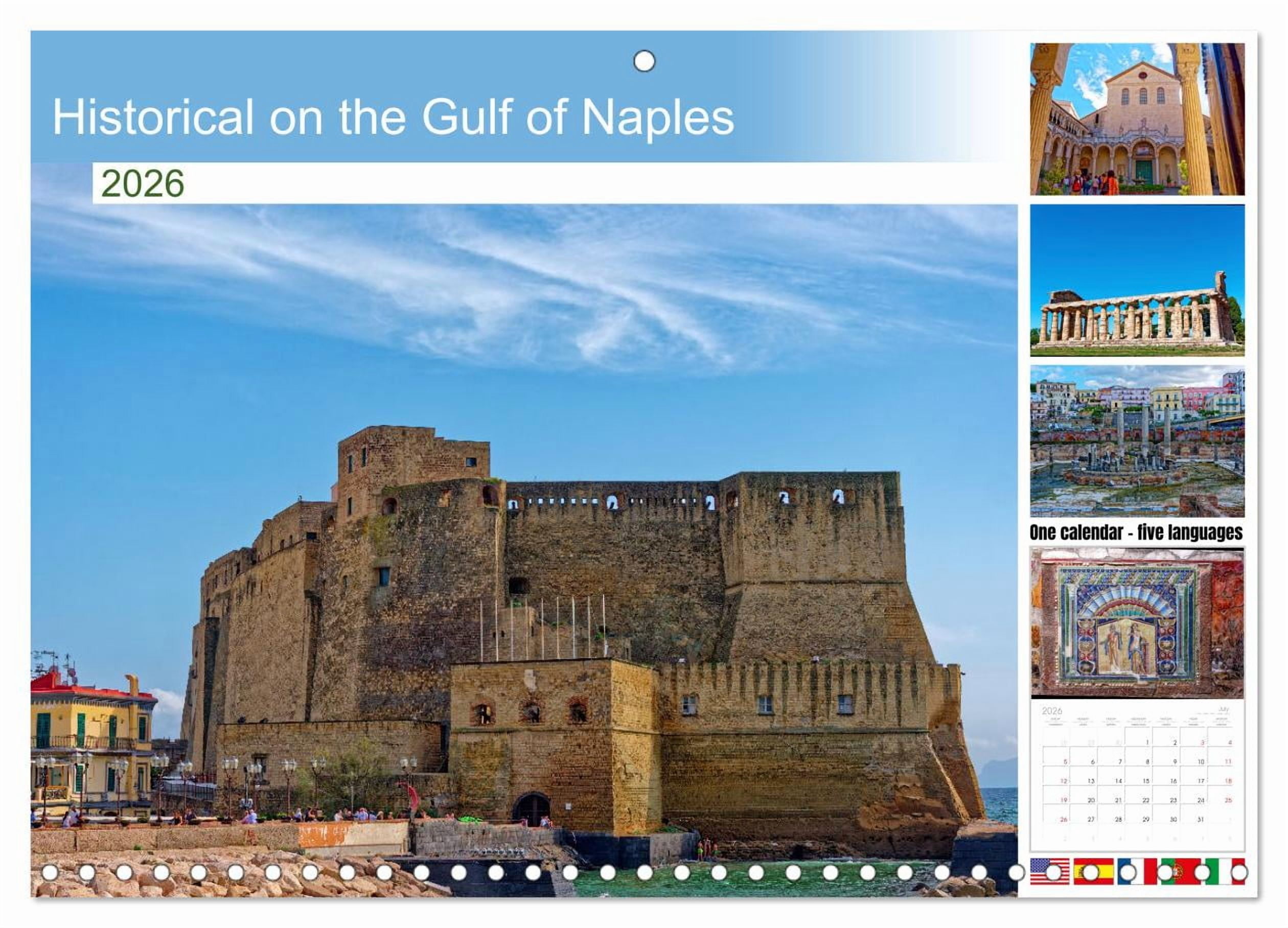 Historical on the Gulf of Naples (Monthly Wall Calendar 2026 16.5 x 23. ...