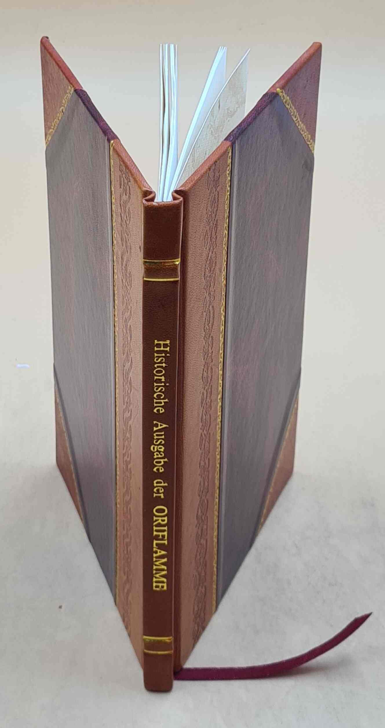 Historische Ausgabe der Oriflamme der Schottische Memphis und Mi ...