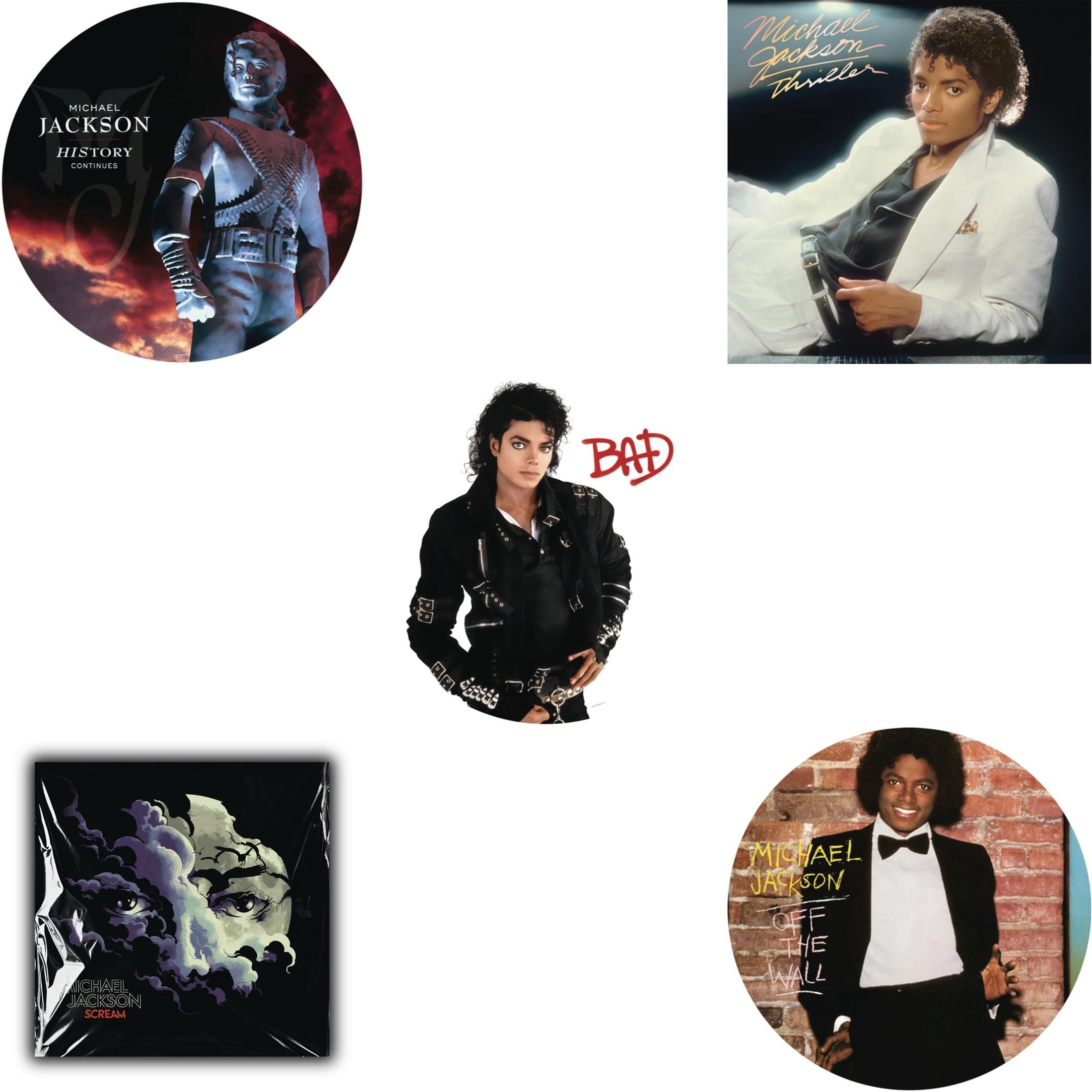 History: Continues (2LP/Picture Disc) & Michael Jackson - Scream (2LP ...