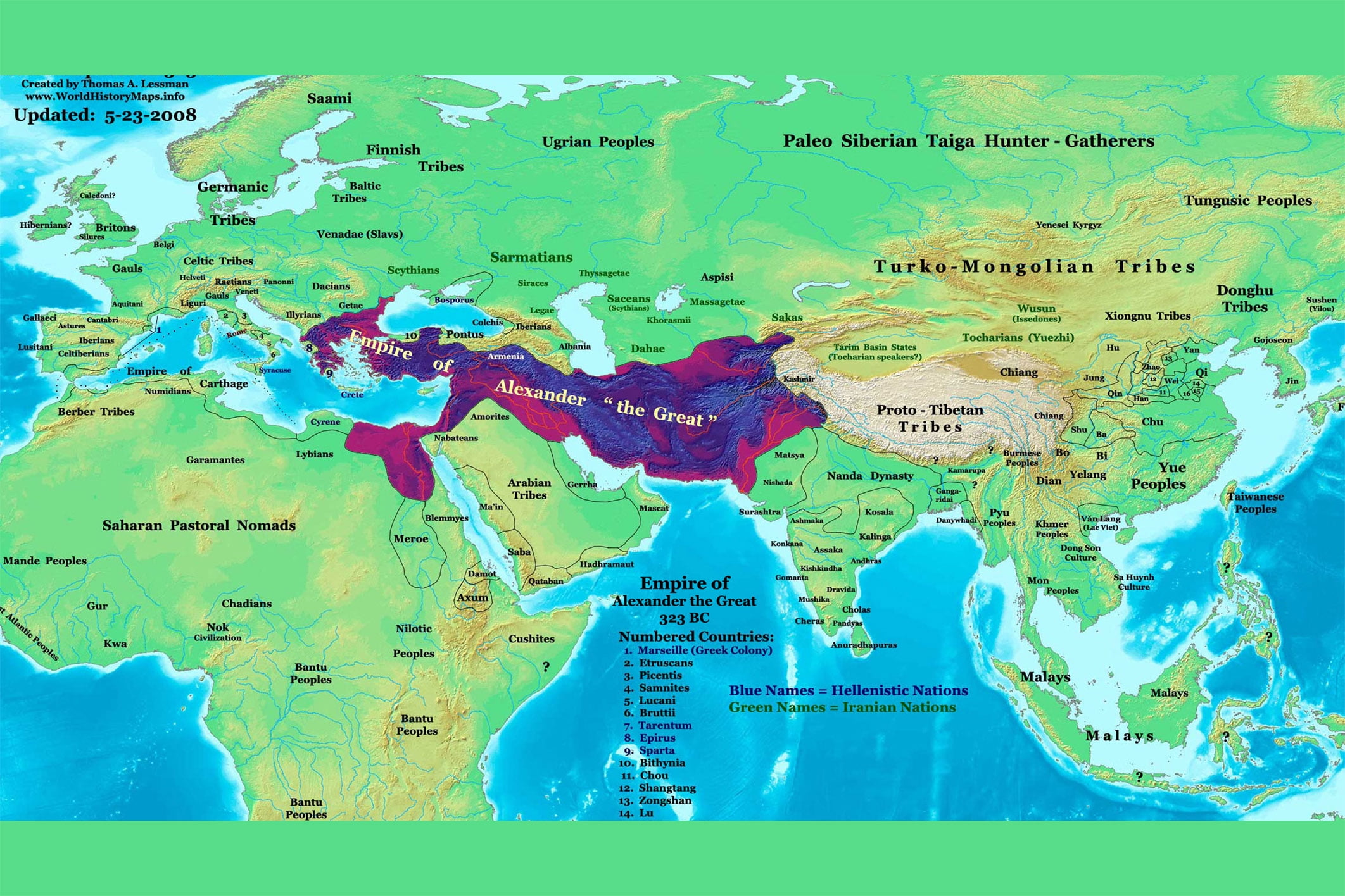 Alexander Empire Map