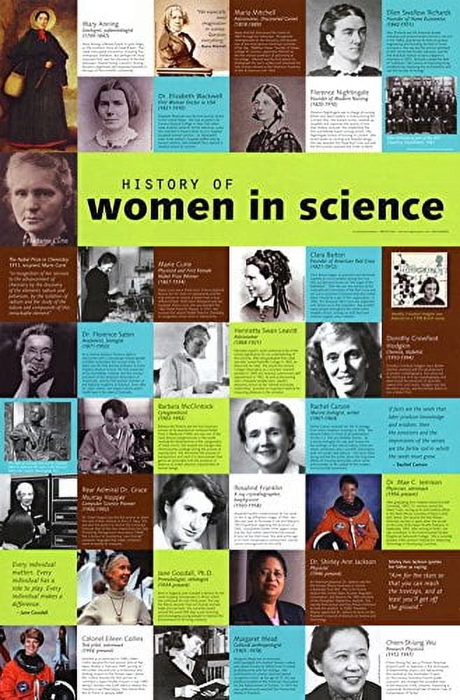 History Of Women In Science Poster - Walmart.com