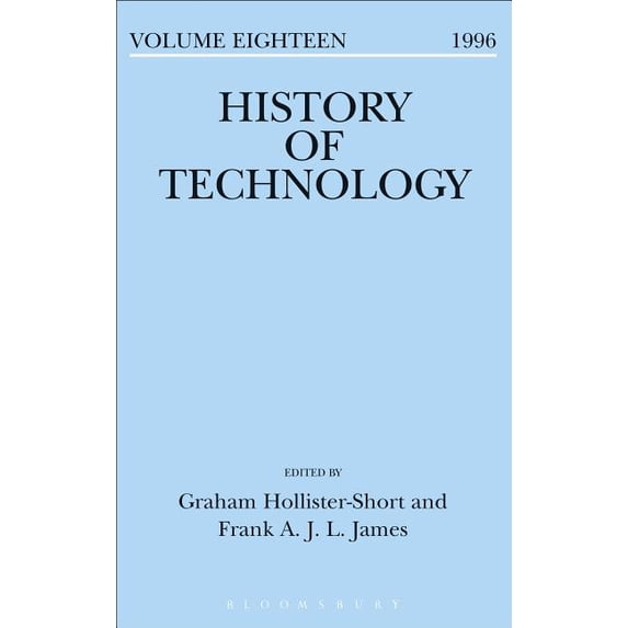 History of Technology History of Technology Volume 18, Book 3 ...