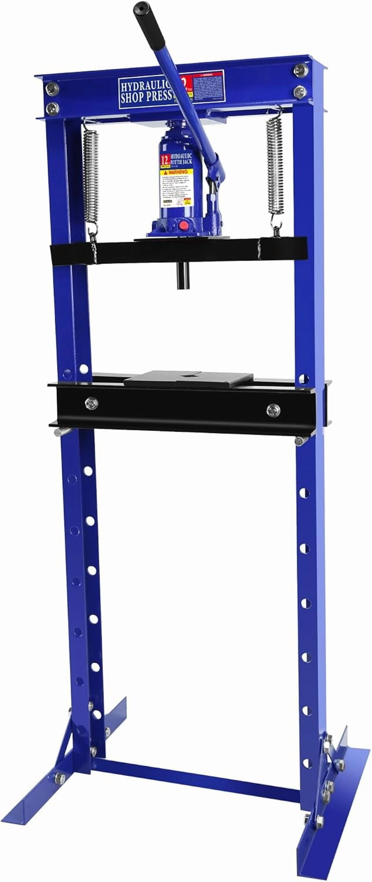 Historyli 12 Ton Hydraulic Shop Press,H-Frame Floor Bearing Press for ...