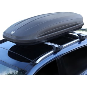 Goplus 14 Cu Ft Rooftop Cargo Box - Heavy Duty, Dual-Sided Opening ...