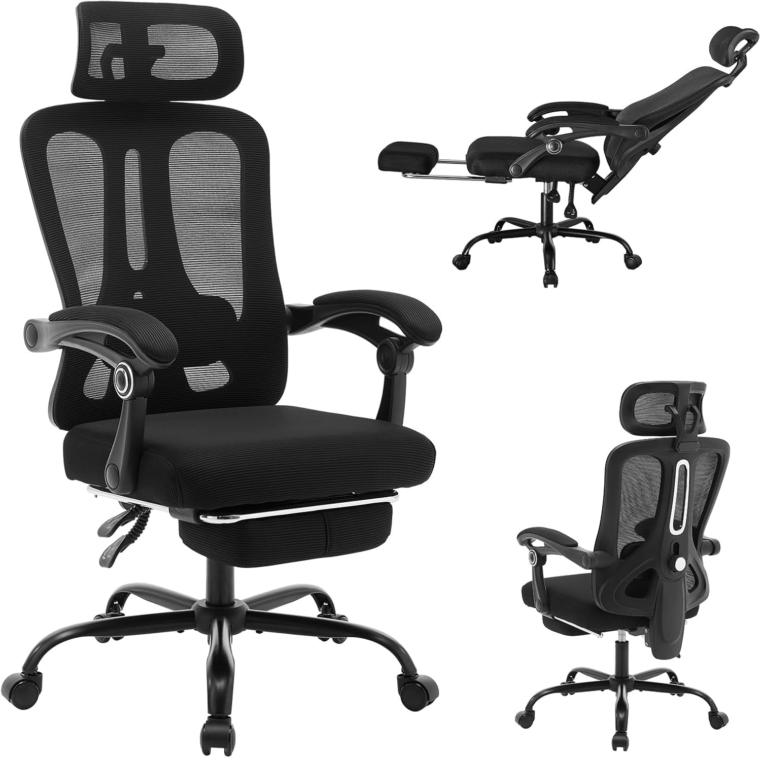 Historyli Ergonomic Office Chair,Swivel Task Chair with Adjustable ...