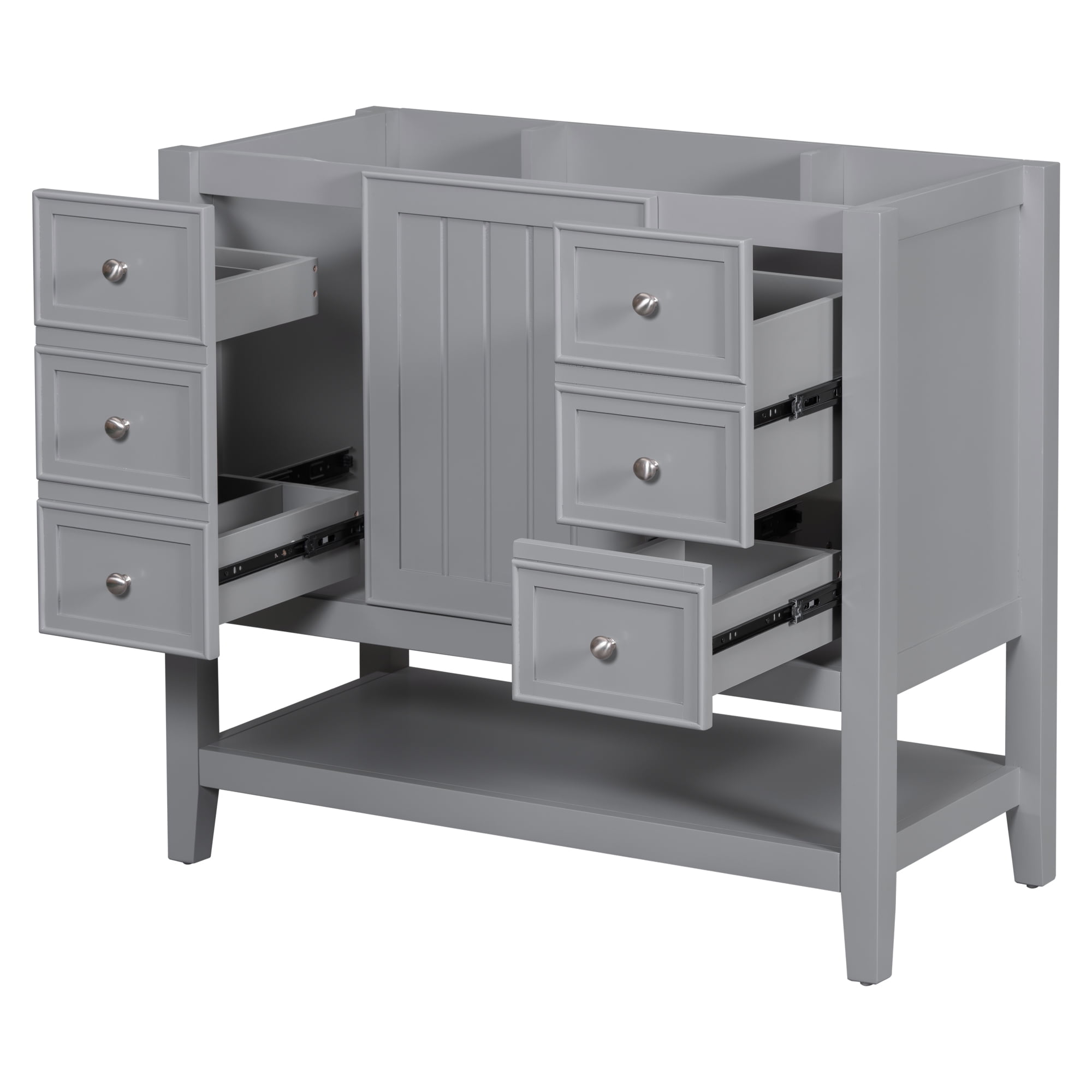 Historyli Go5H Bathroom Storage Cabinet 36 Inch Bathroom Vanity With ...