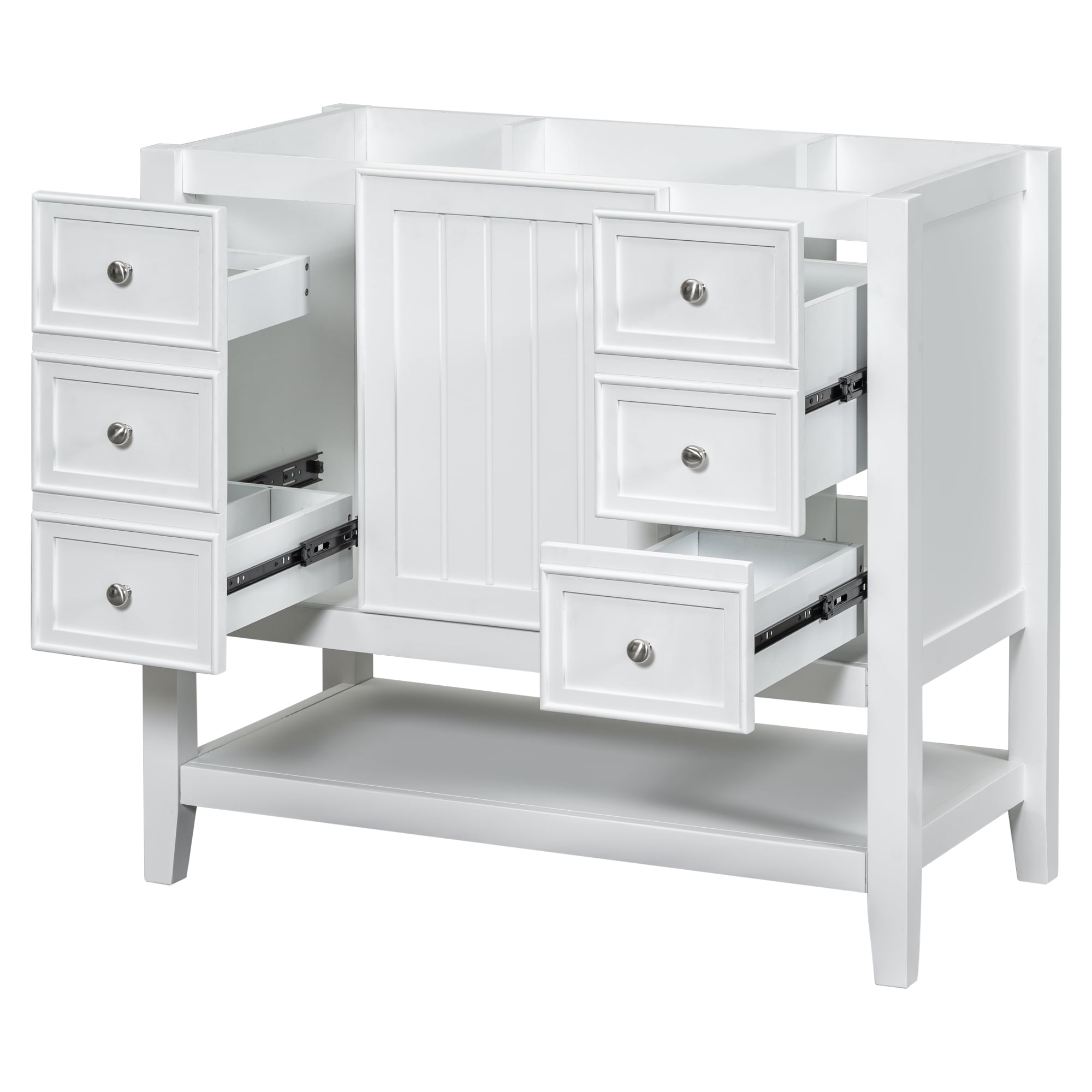 Historyli Go5H Bathroom Storage Cabinet 36 Inch Bathroom Vanity With ...