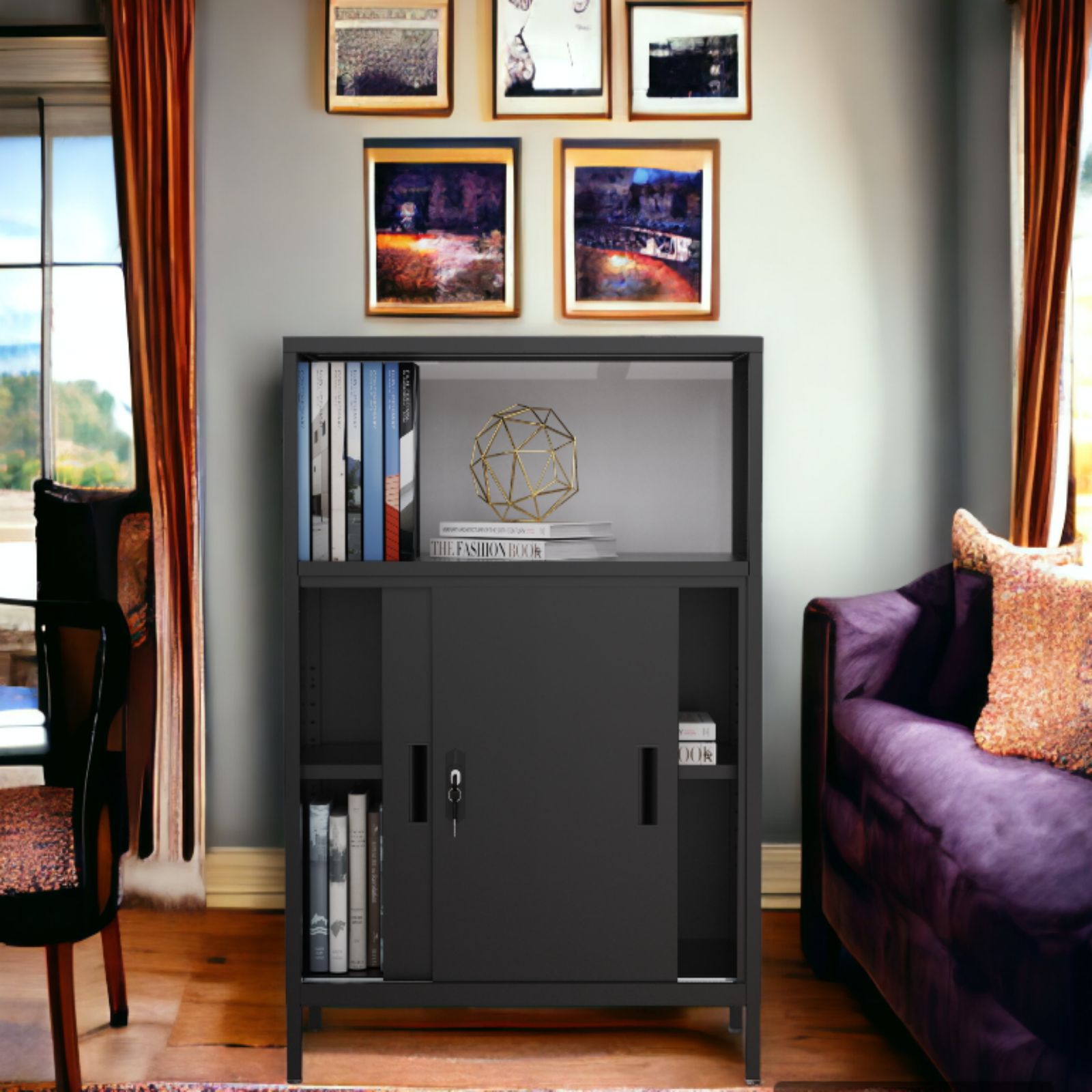 Historyli Go5H File Cabinets Organizer Modern Free-standing Metal ...