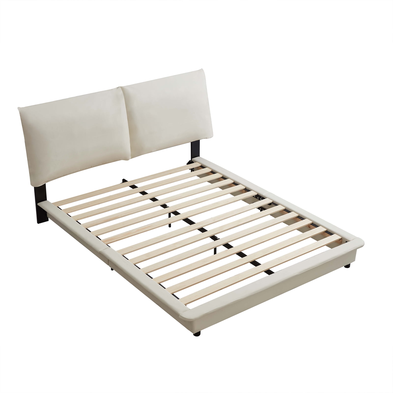Historyli Go5H Historyli Go5H Full Size Upholstered Platform Bed With ...
