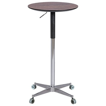 Econoco GPR12 32 - 48 H in. Adjustable Round Glass Pedestal - Walmart.com