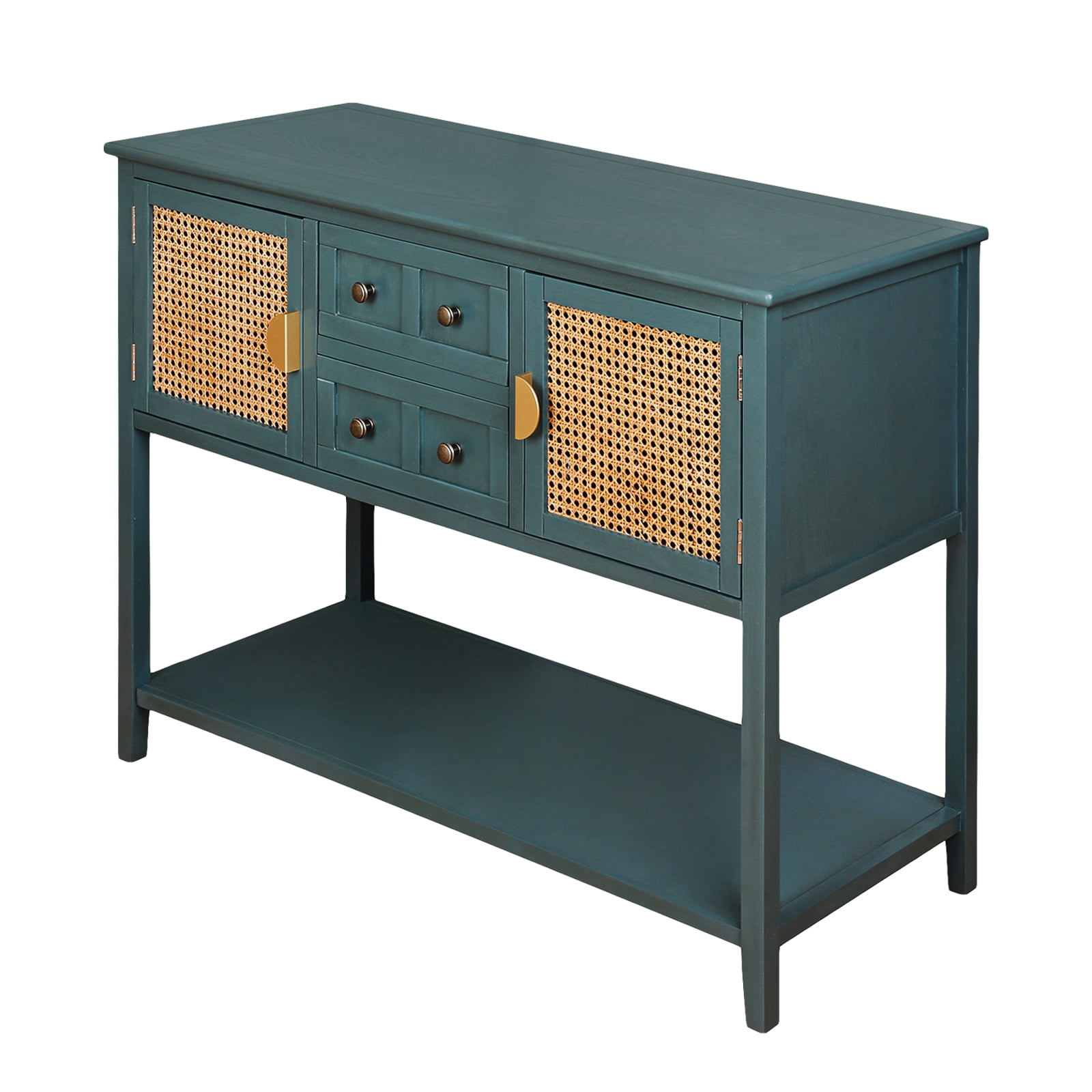 Historyli Go5H Sideboard Buffet locker, Rattan Accent locker Storage ...