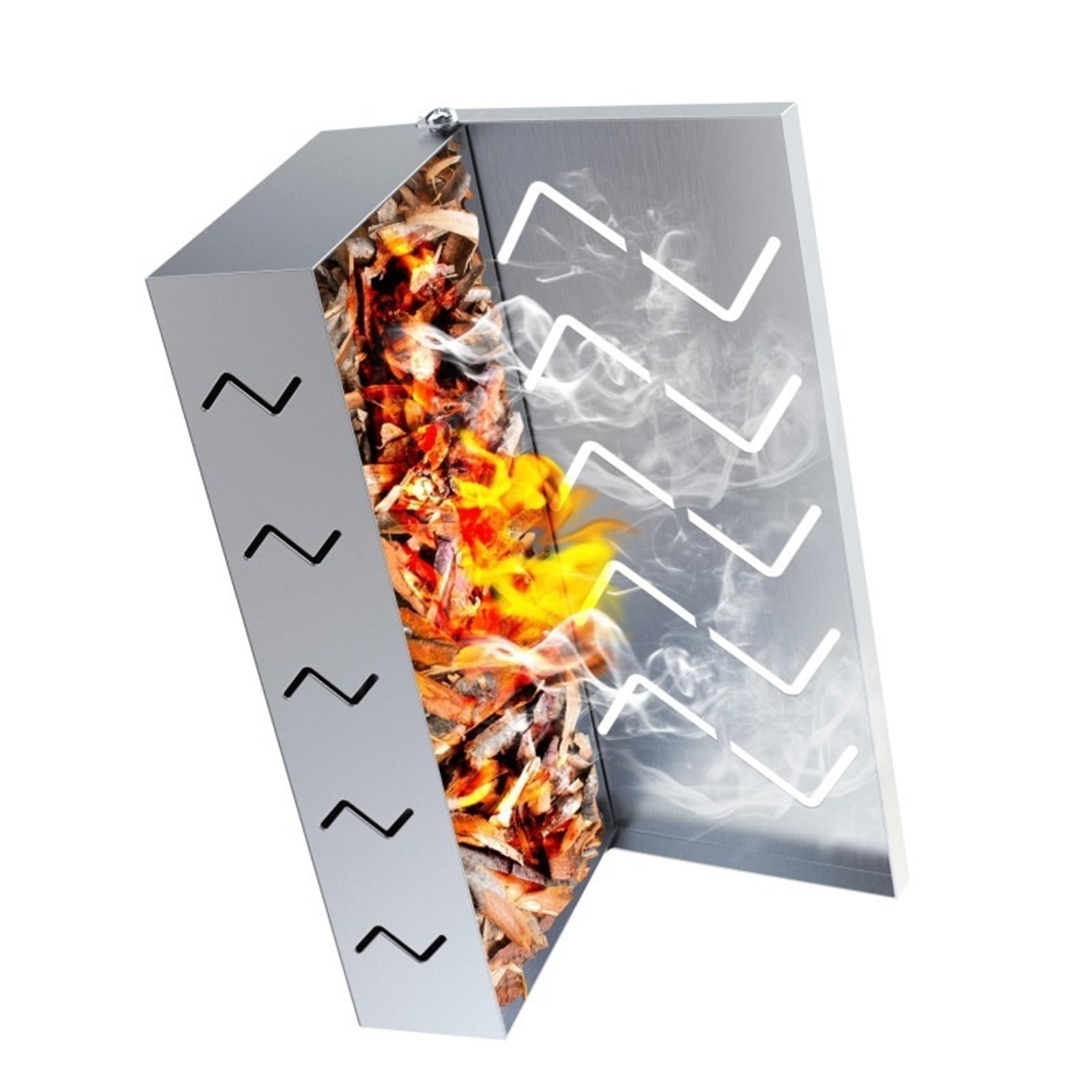 Historyli Go5H Smoker Box For Gas Grill Charcoal Grill, BBQ Grilling ...