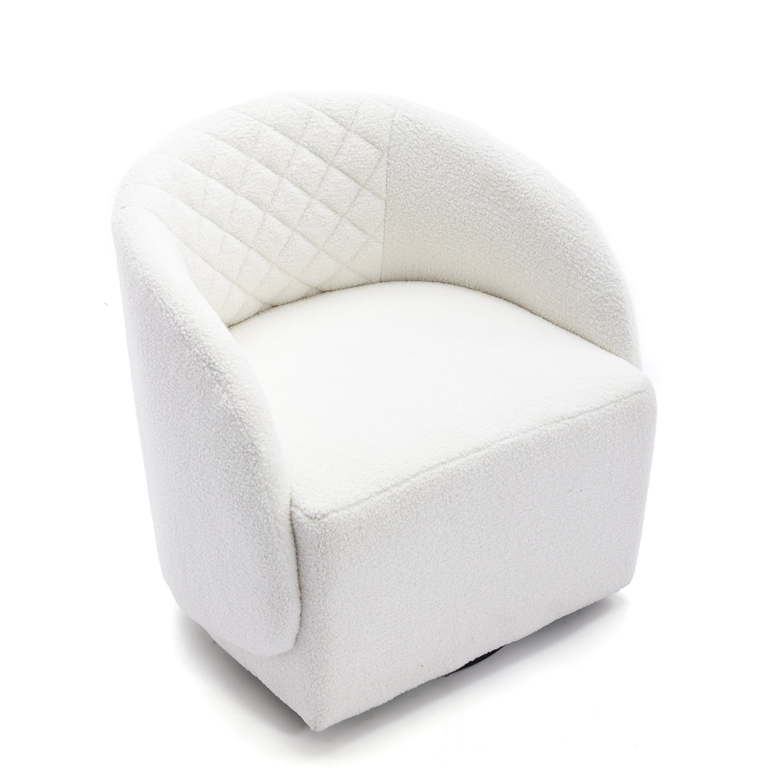 Historyli Go5H Teddy Fabric Swivel Chair Working Game Leisure Chair ...